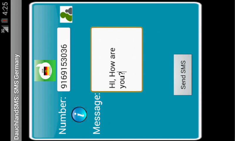 Aplicación SMS Germany en Amazon Appstore