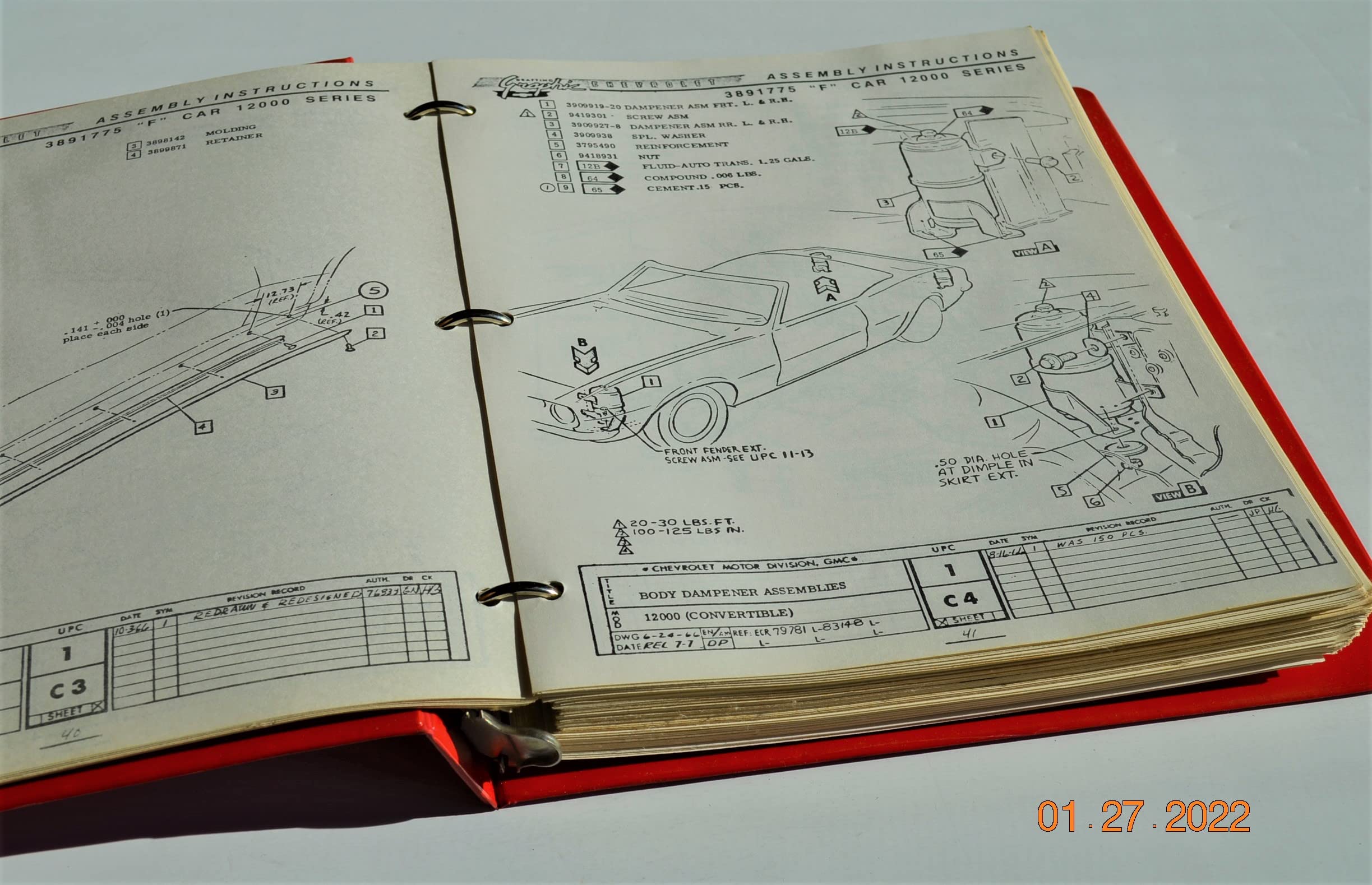 1967 Camaro Factory Assembly Manual Reprint including RS SS Z28