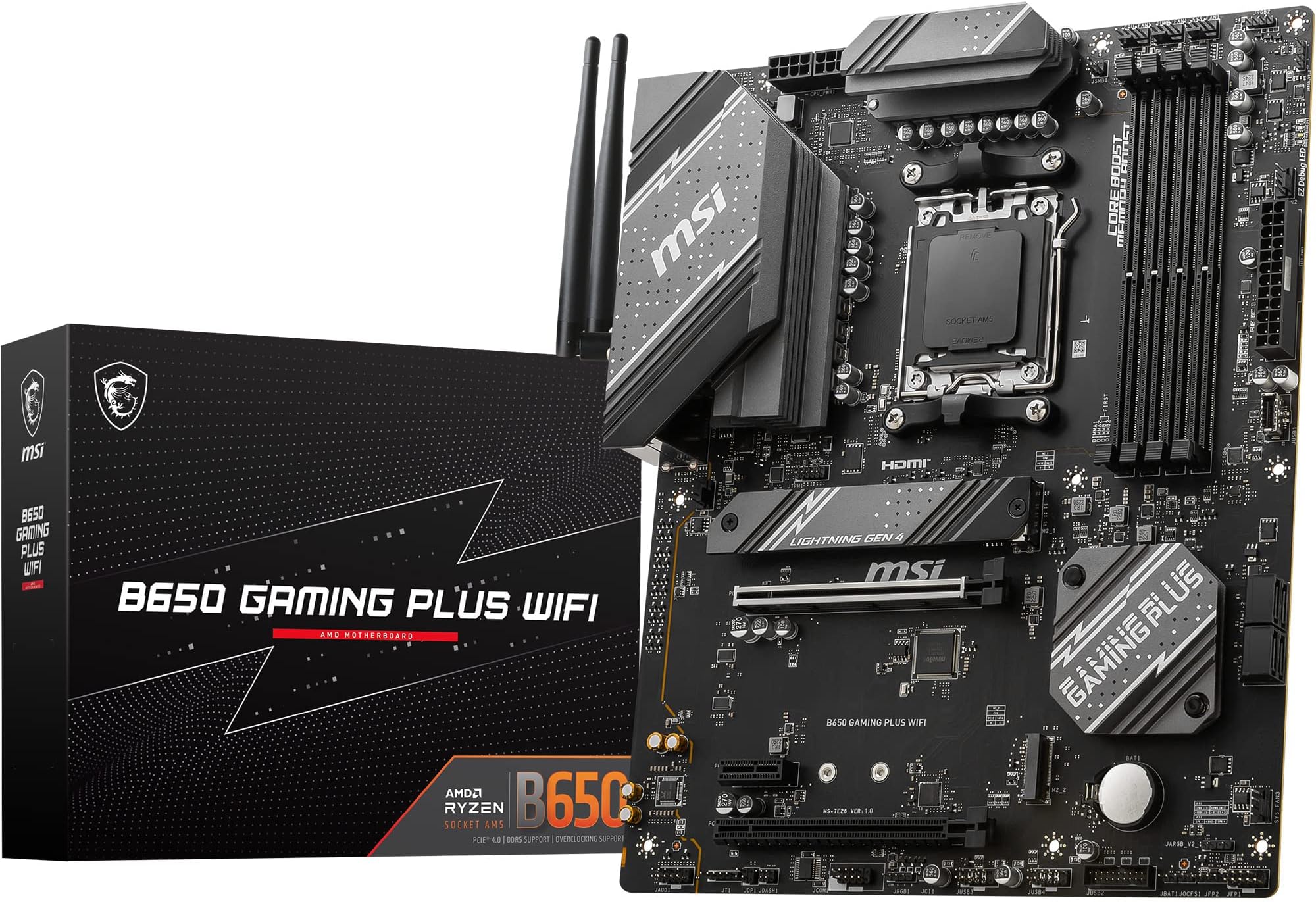 AMD R7 7600X CPU + MSI MAG B650 TOMAHAWK WIFI Motherboard - ATX - AM5 ...