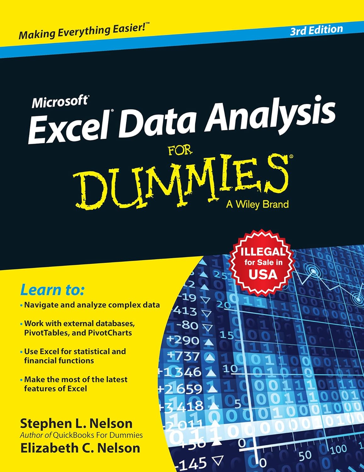Microsoft Excel Data Analysis For Dummies 3ed Stephen L Nelson Elizabeth C Nelson