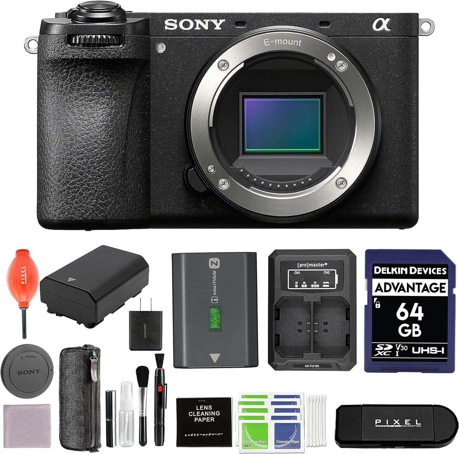 Amazon.com : Sony Alpha a6700 Mirrorless Camera Body Bundle with Extra ...