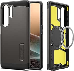 Amazon.com: Spigen Tough Armor (Ai) MagFit Designed for Galaxy S25 Ultra Case [Kickstand] [Fast ...