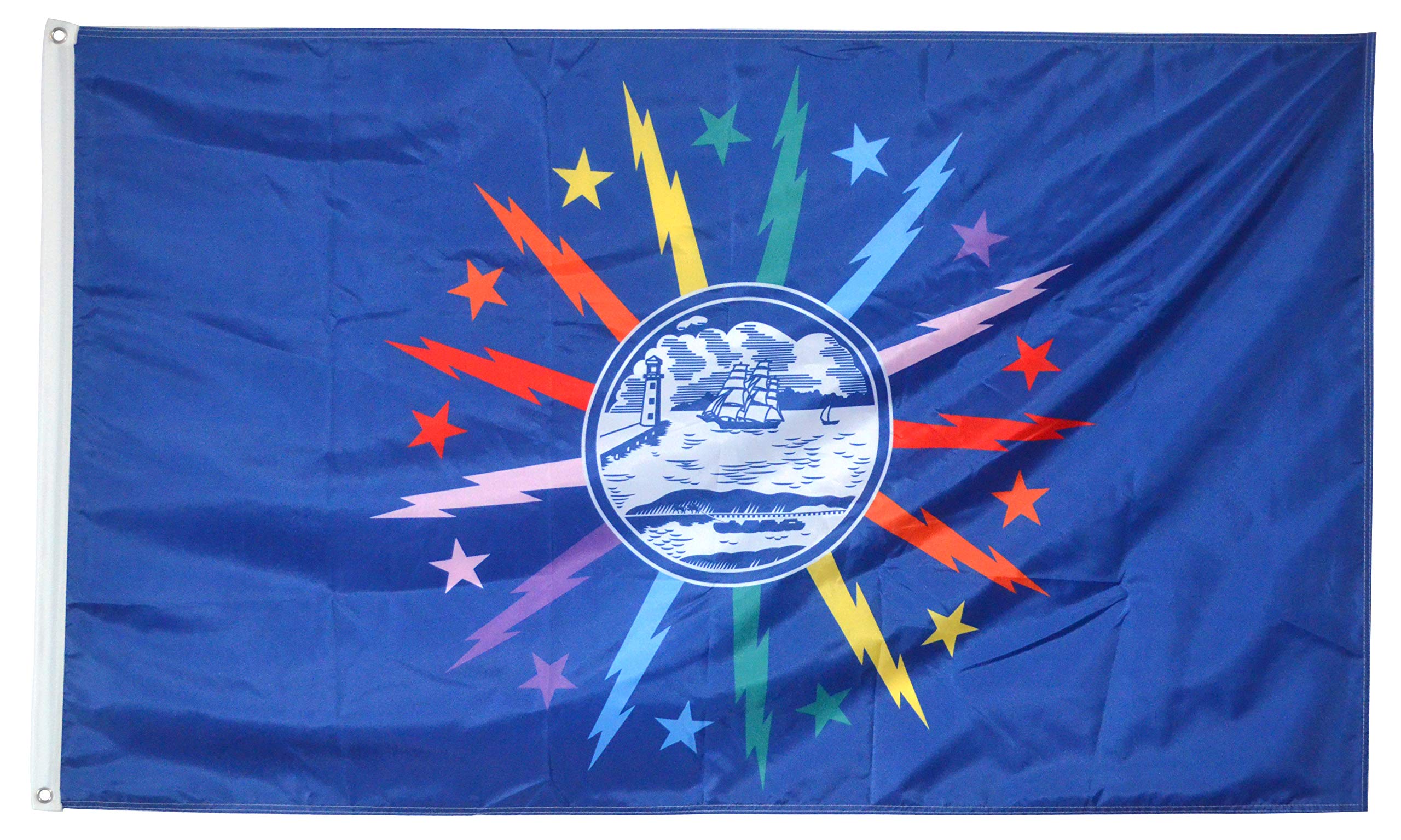 Amazon.com : Fastbull City of Buffalo Pride Flag Banner 3x5Feet Man ...