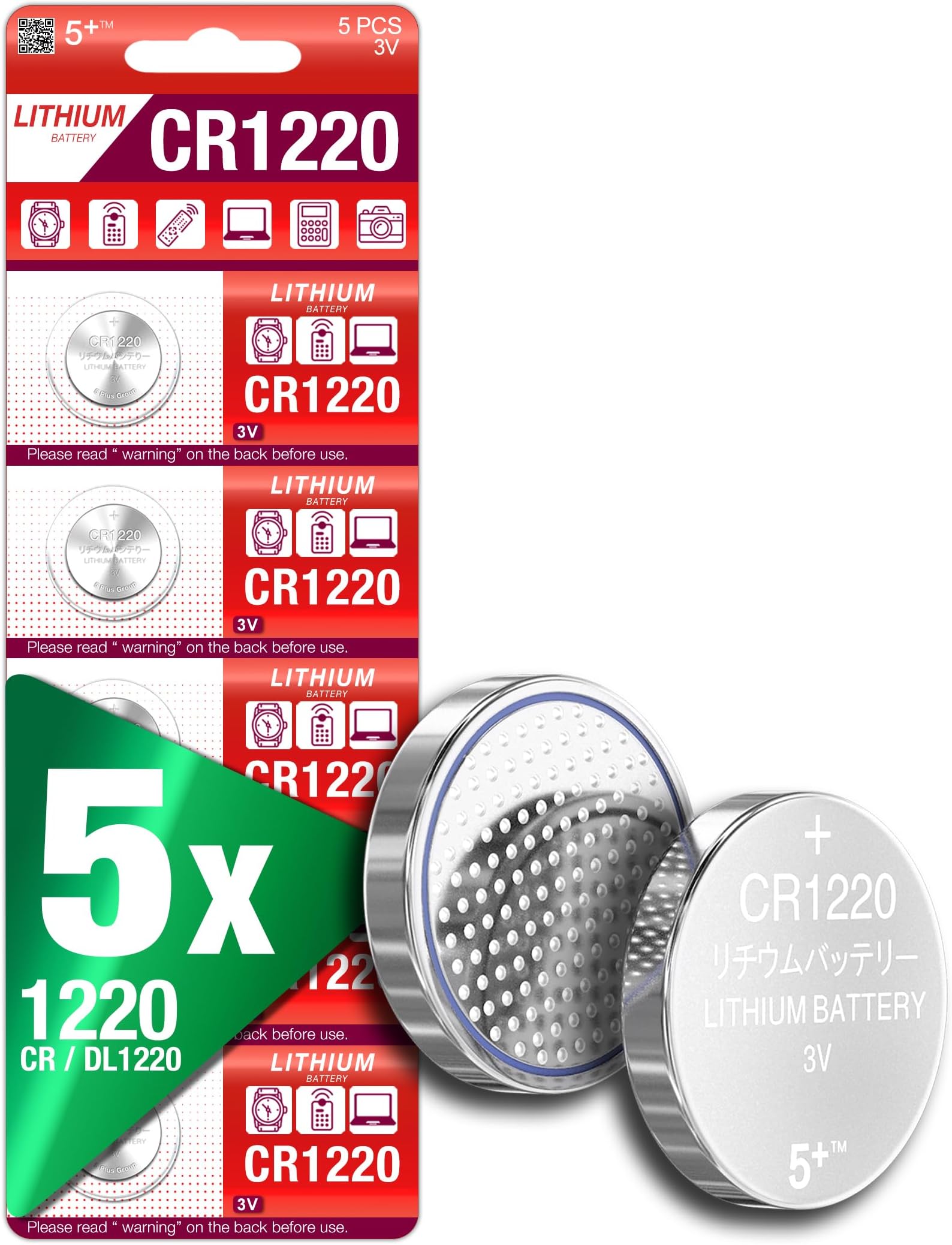 Duracell 1220 Lithium 3V Battery: Amazon.co.uk: Electronics & Photo