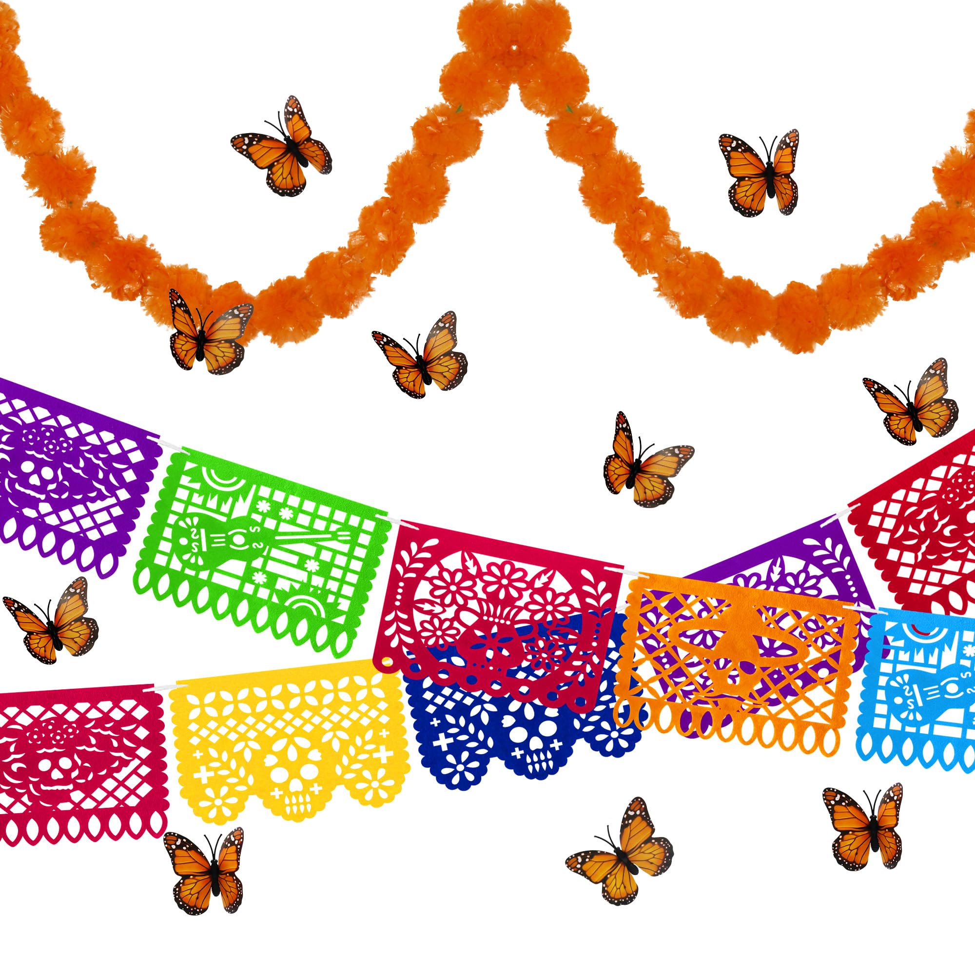 Amazon.com: Funnlot Day of The Dead Decorations, Dia De Los Muertos ...