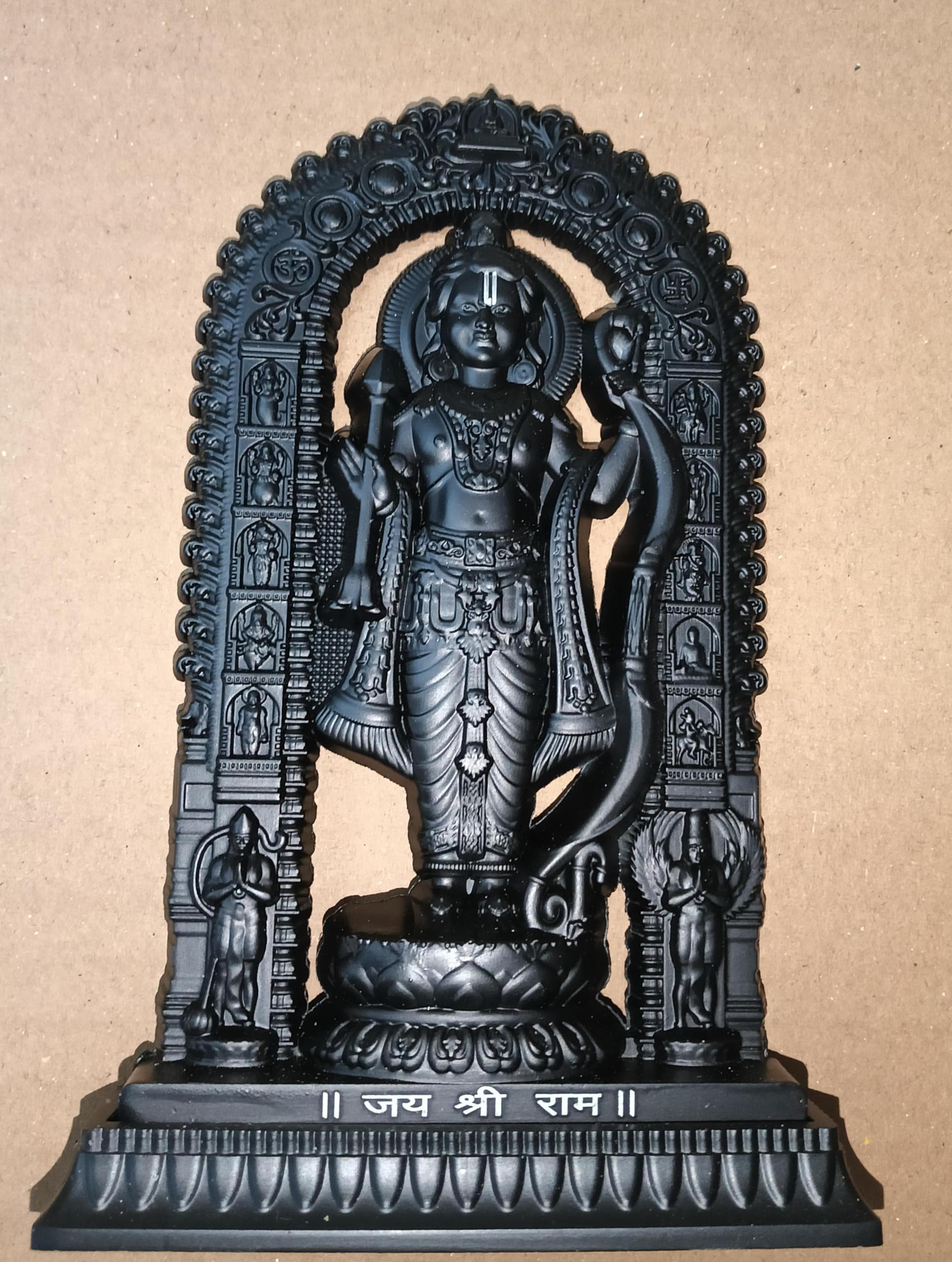 Kalakriti Ram Lalla Idol Ayodhya Mandir Shree Rama 2D Murti| Metal ...
