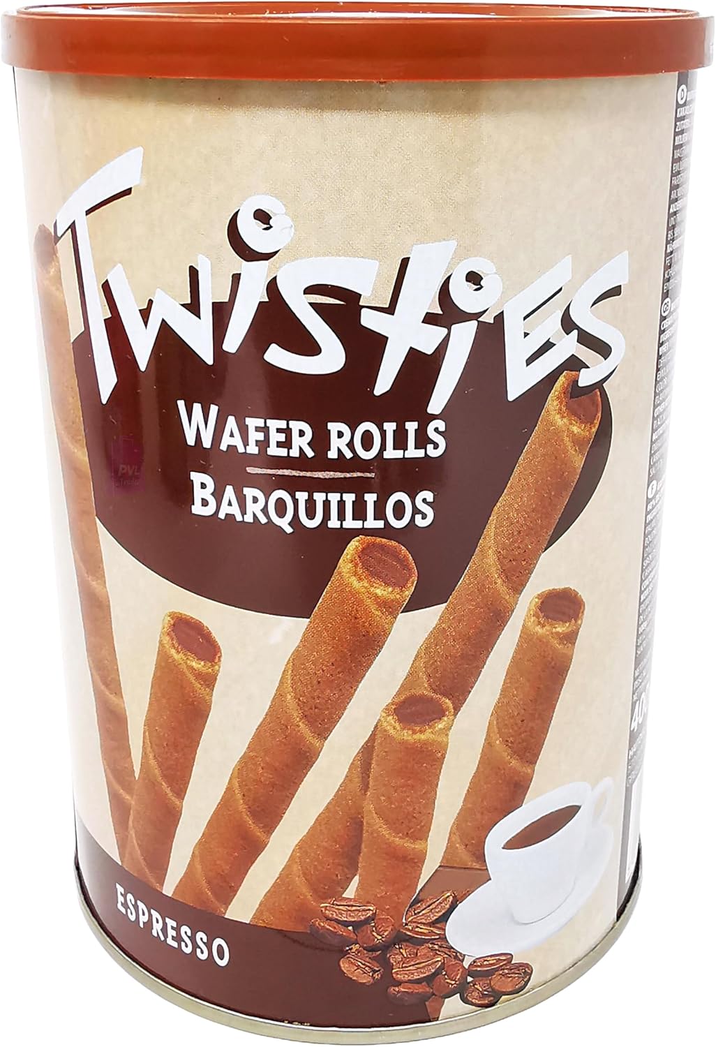 Wafer Rolls with Flavoured Cream Filling Selection 400g (Espresso, Pack ...