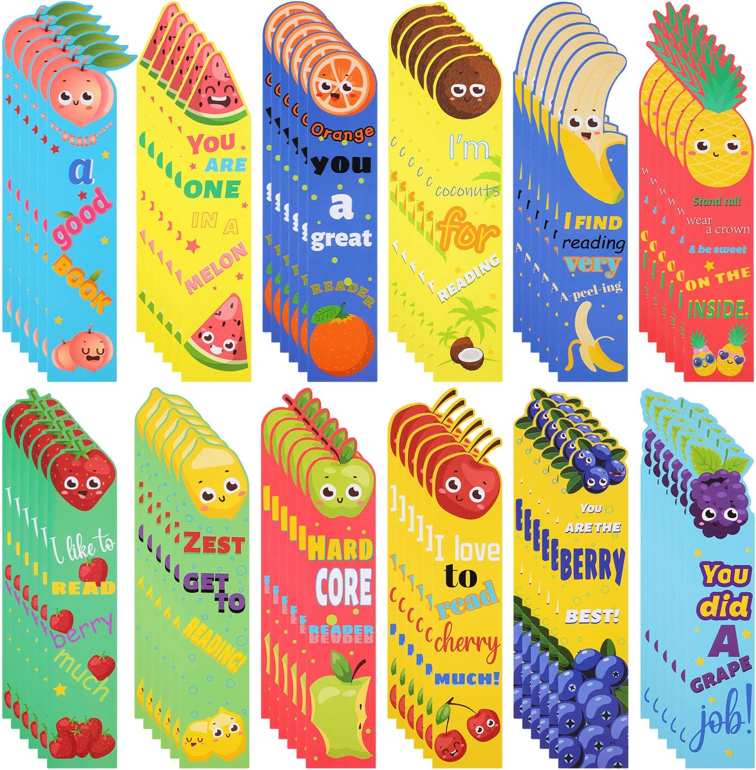 Amazon.com: Eersida 400 Pieces Scented Bookmarks Kids Scratch and Sniff ...