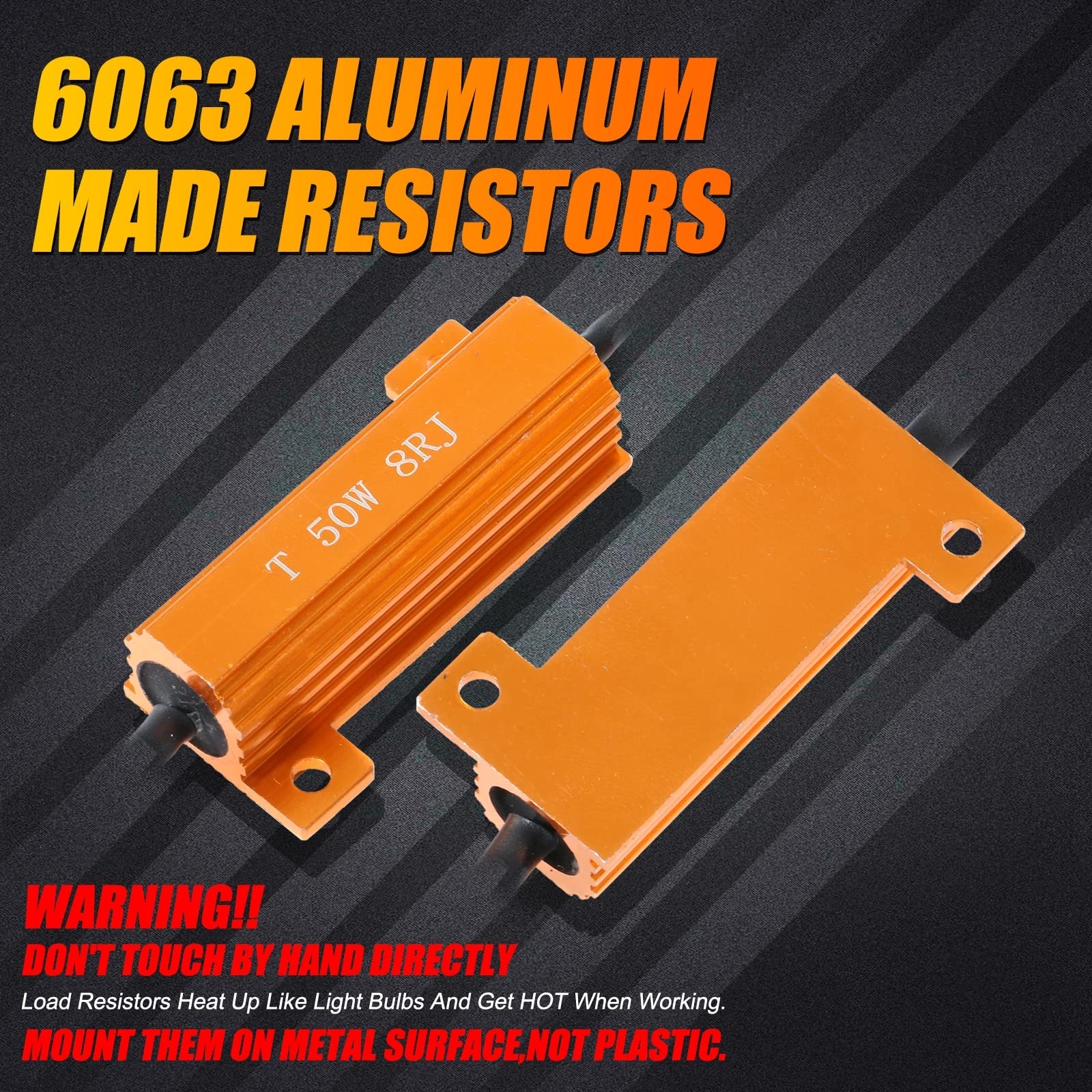 Snapklik.com : Auxbeam 1157 Anti Flicker Resistor Kit, 1157 2057 2357 ...