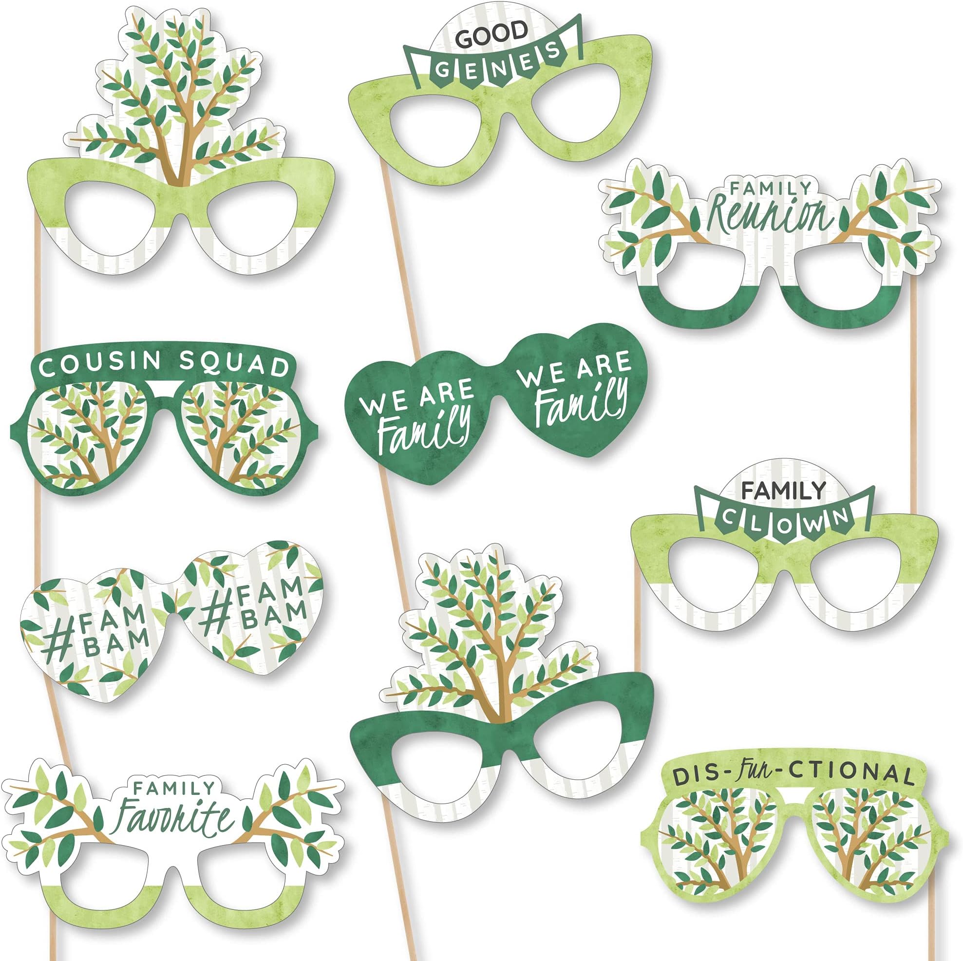 Amazon.com: Personalized Family Reunion Photo Booth Frame - Family Tree ...