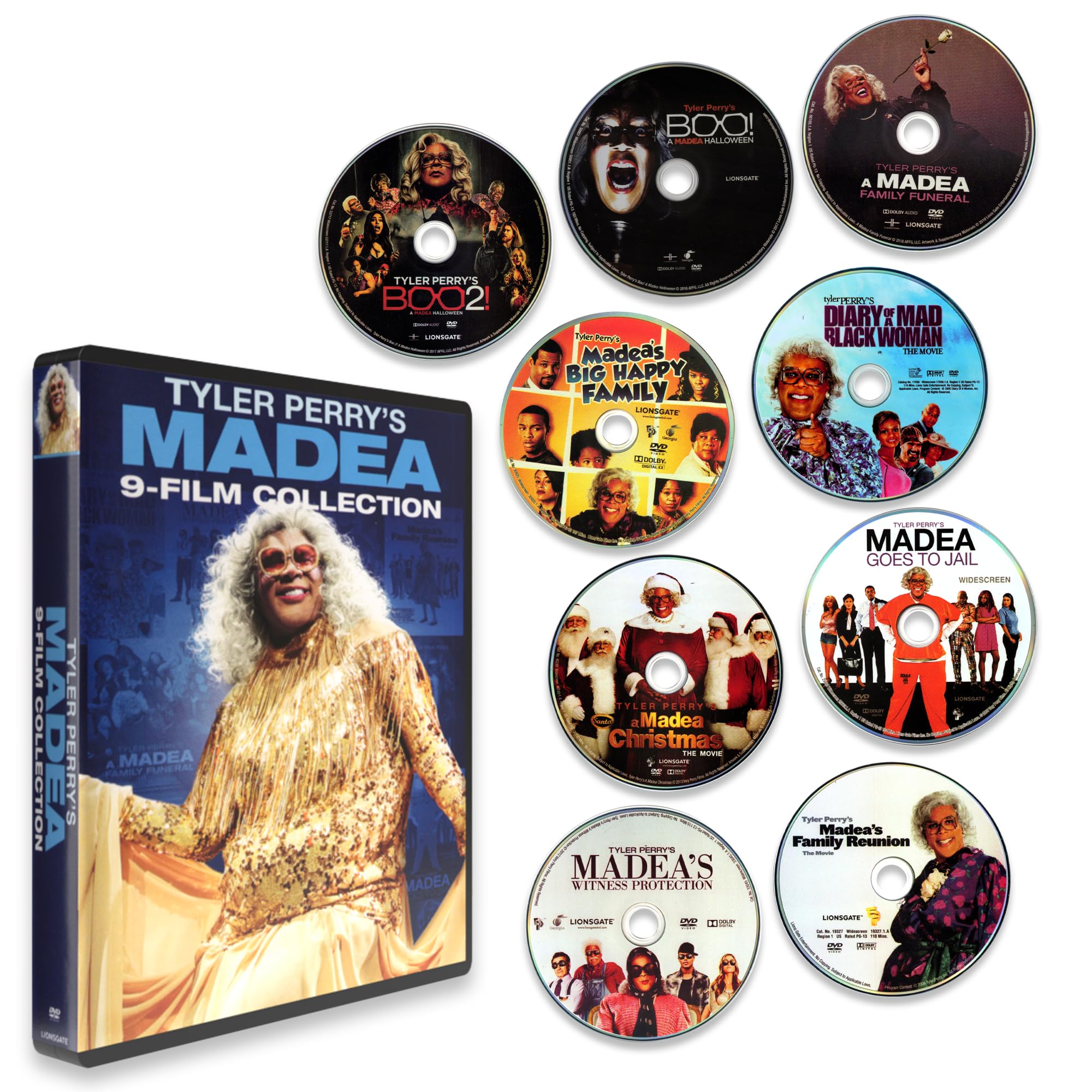 Amazon.com: Madea 9-Film Collection: Diary Of A Mad Black Woman ...
