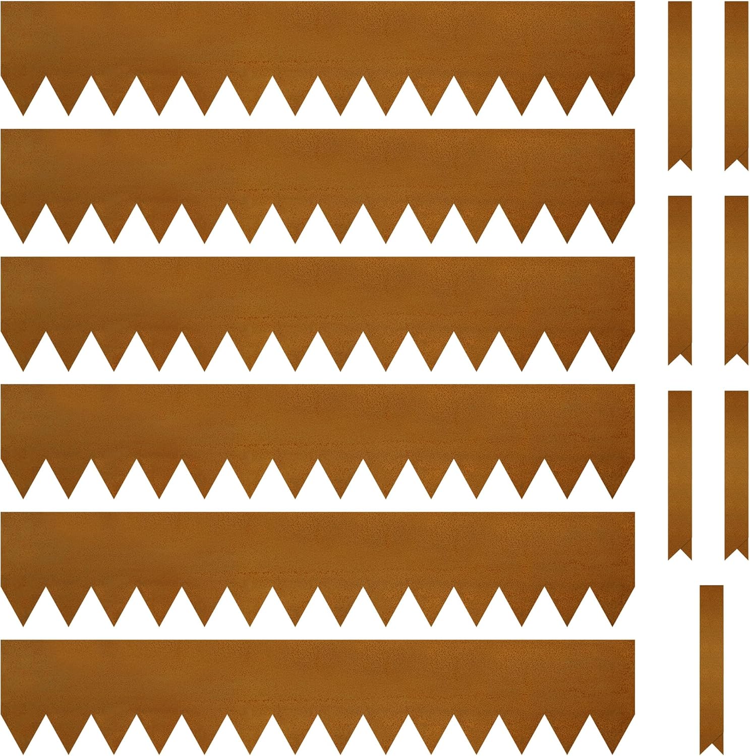 Amazon.com: KOL Corten Steel Pre-Rusted Garden Lawn Edging - 6-Pack ...