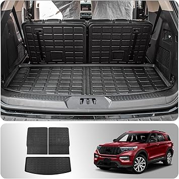 Amazon.com: Thinzyou Cargo Mat Compatible with 2020-2025 Ford Explorer ...