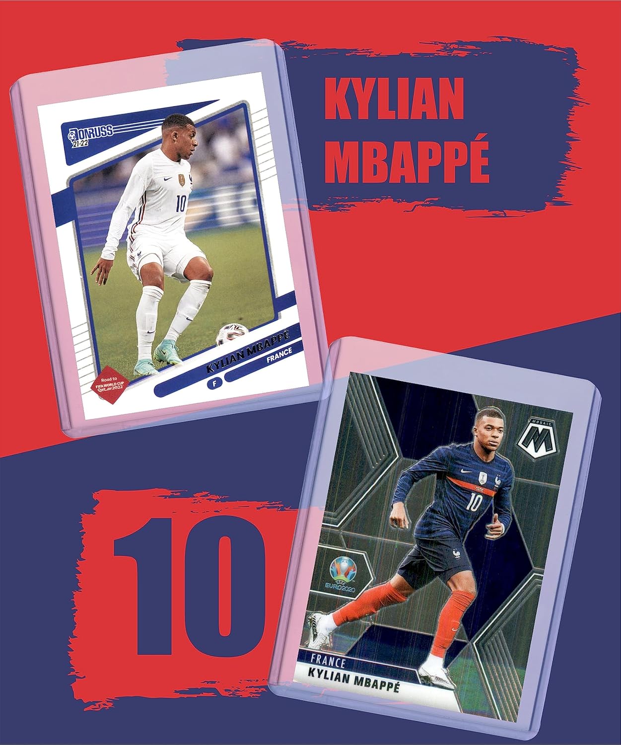 Kylian Mbappe (3) Assorted Soccer Cards Gift Pack