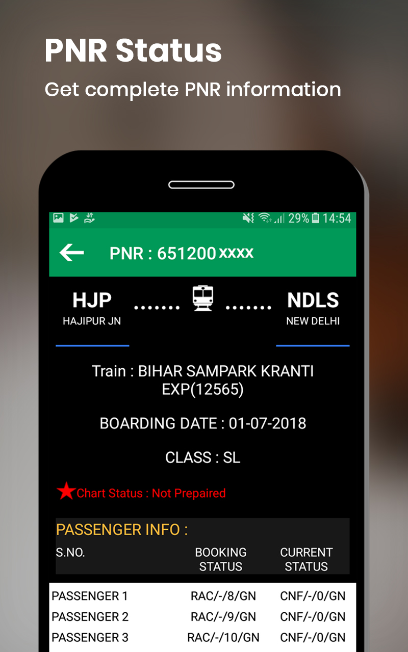 Indian Rail Info - Train Running & PNR Status - App on Amazon Appstore