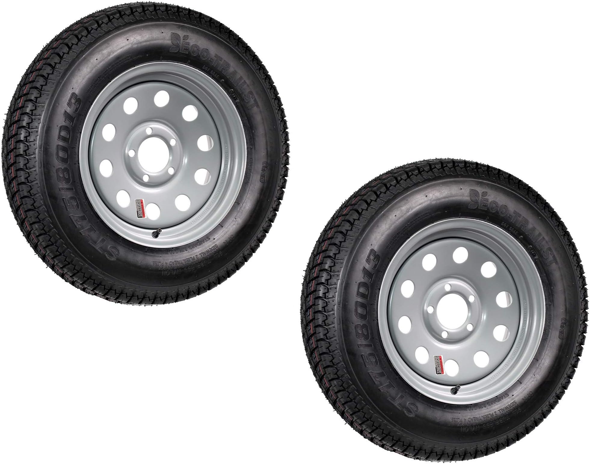 Amazon.com: Trailer Wheel Rim 15X6 6 Lug On 5.5 in. Silver Modular 2830 ...