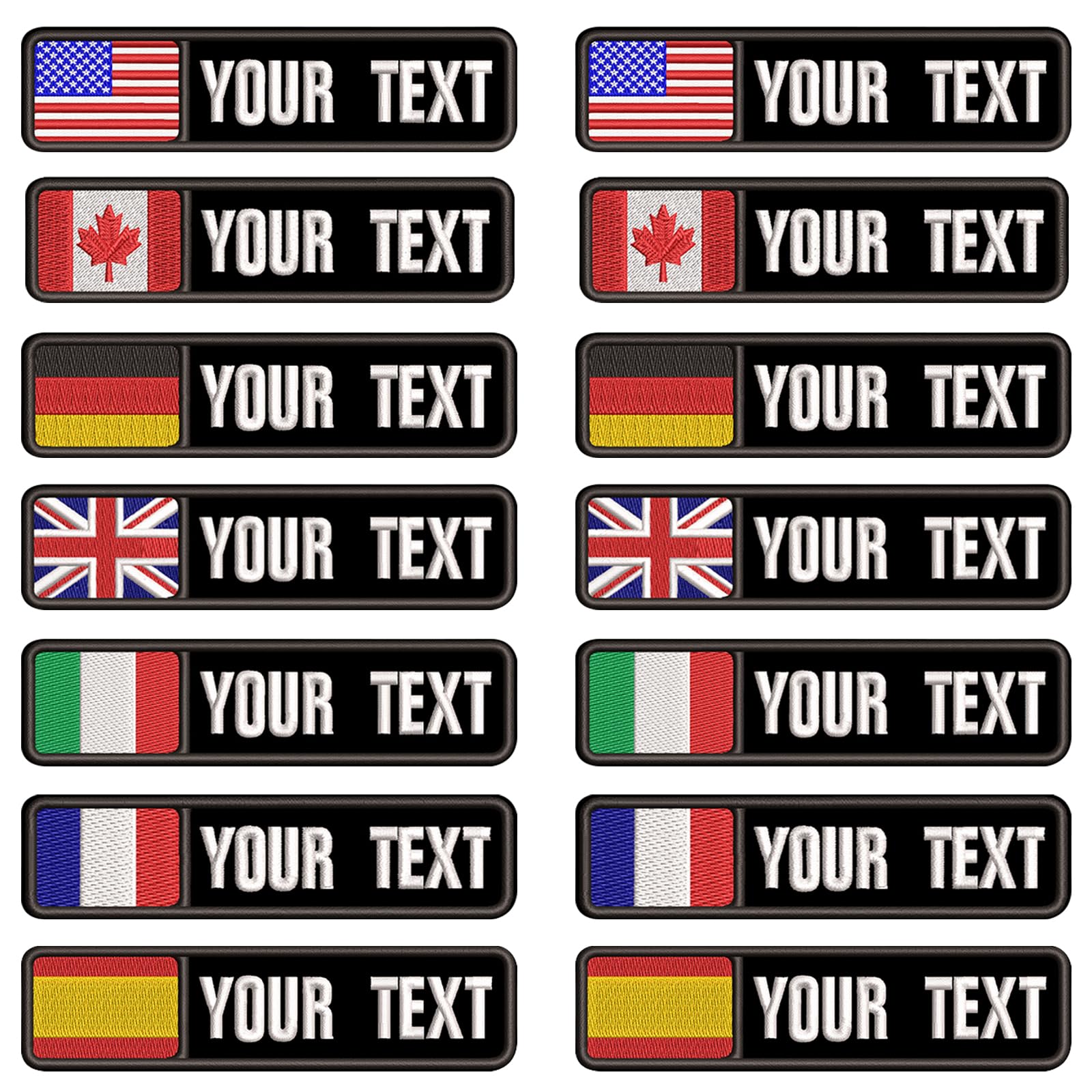 Amazon.com: Custom Military Name Patches Personalized Embroidery Number ...