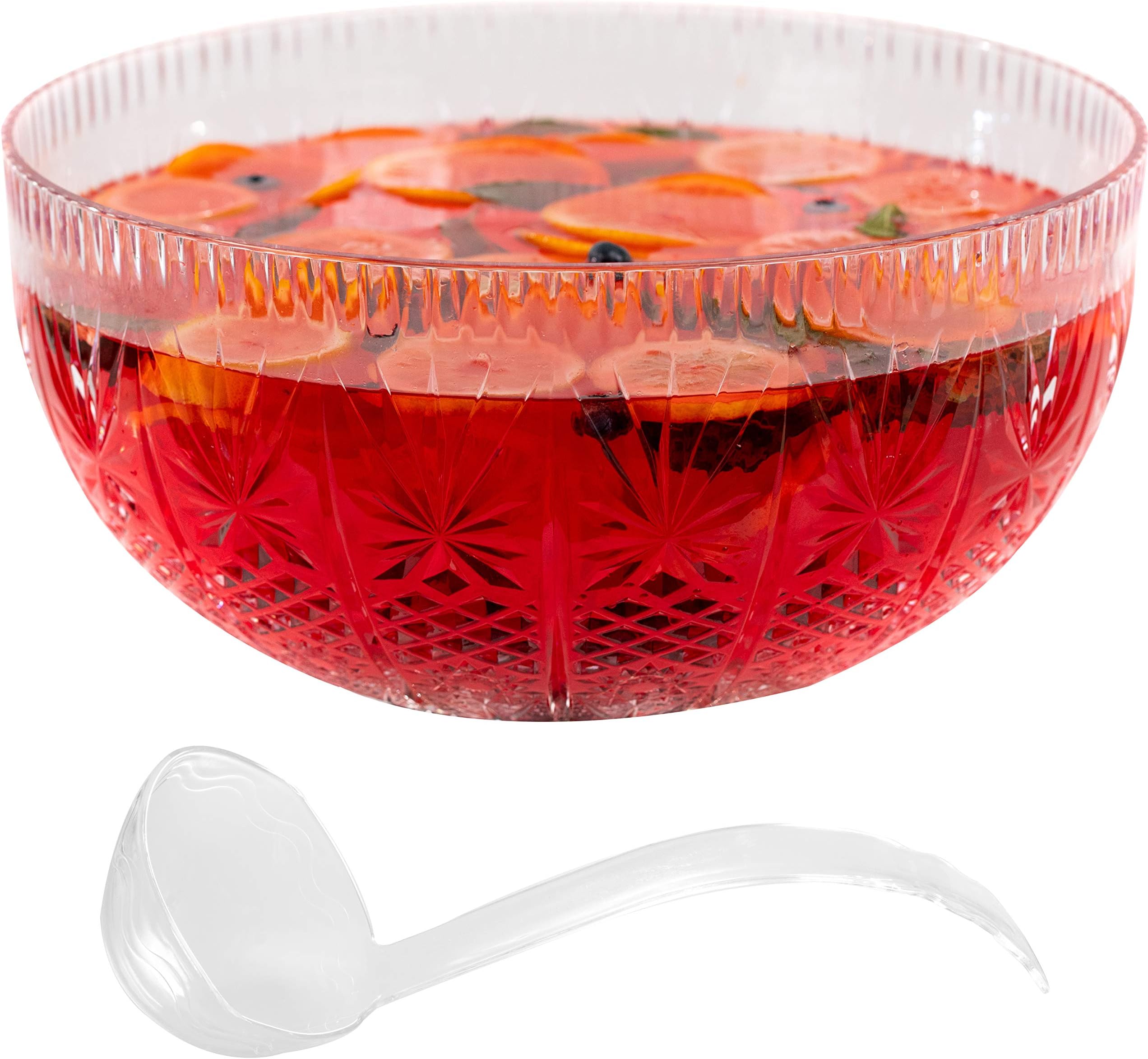 Amazon.com | Winco SPB-35 Stainless Steel Punch Bowl with Handles, 3.5 ...