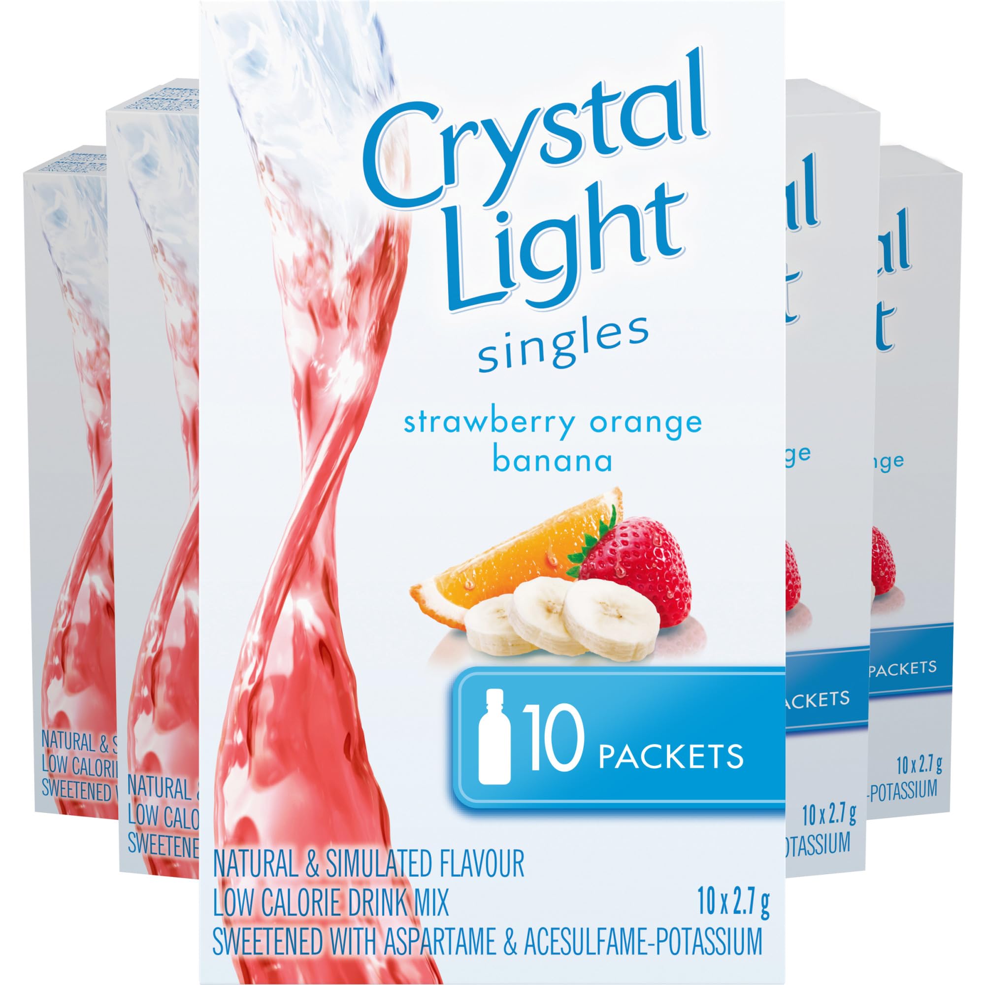 Crystal Light Singles Strawberry Orange Banana, 12 ct Case : Amazon.ca ...