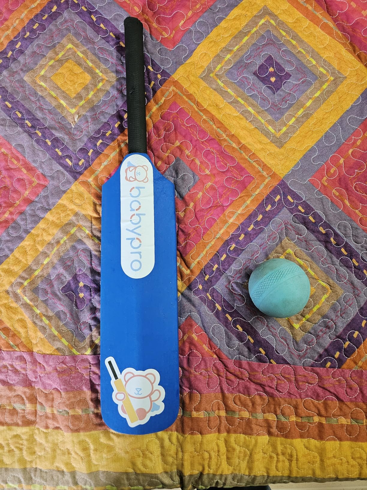 BabyPro Foam Cricket Bat & Ball Set, Designed for Kids Aged 3 Years ...