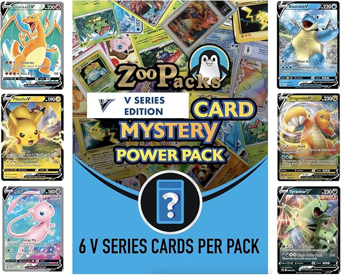 Amazon.com: Zoo Packs V Series 6 Card Mystery Power Pack - 6 V Series ...