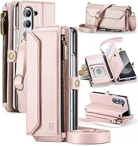 Amazon.com: Strapurs Crossbody Wallet Case Compatible with Samsung Galaxy Z Fold 6 with RFID ...