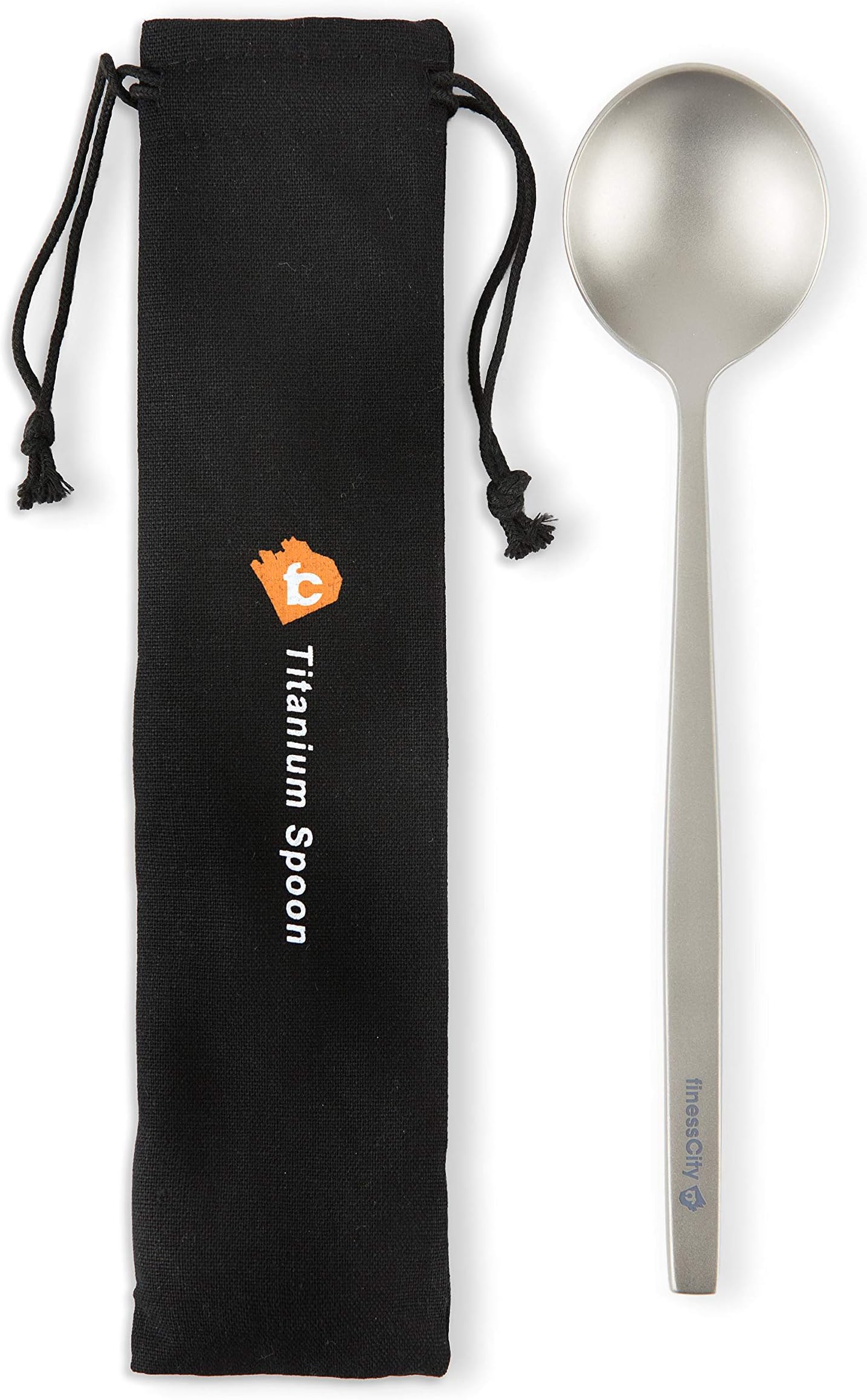 Amazon.com: Titanium Long Handled Spoon with a Biggest Bowl, 8.7 inch ...