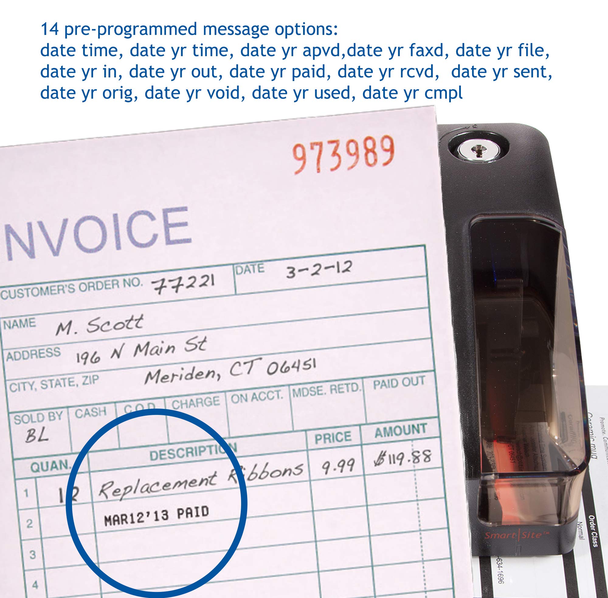 Pyramid Time Systems Model 3600SS SmartSite Time Clock and Document ...