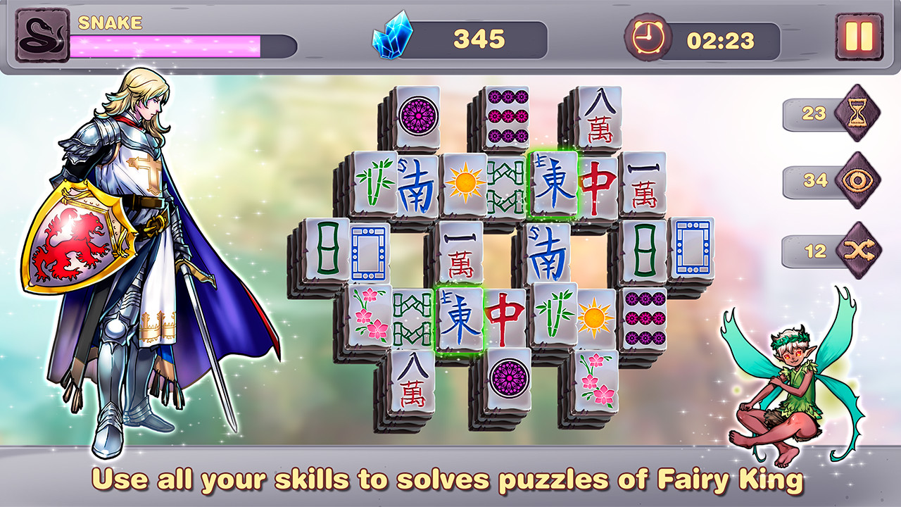 Fairy Magic Kingdom Adventures: Epic Mahjong Titan Solitaire Shuffle ...