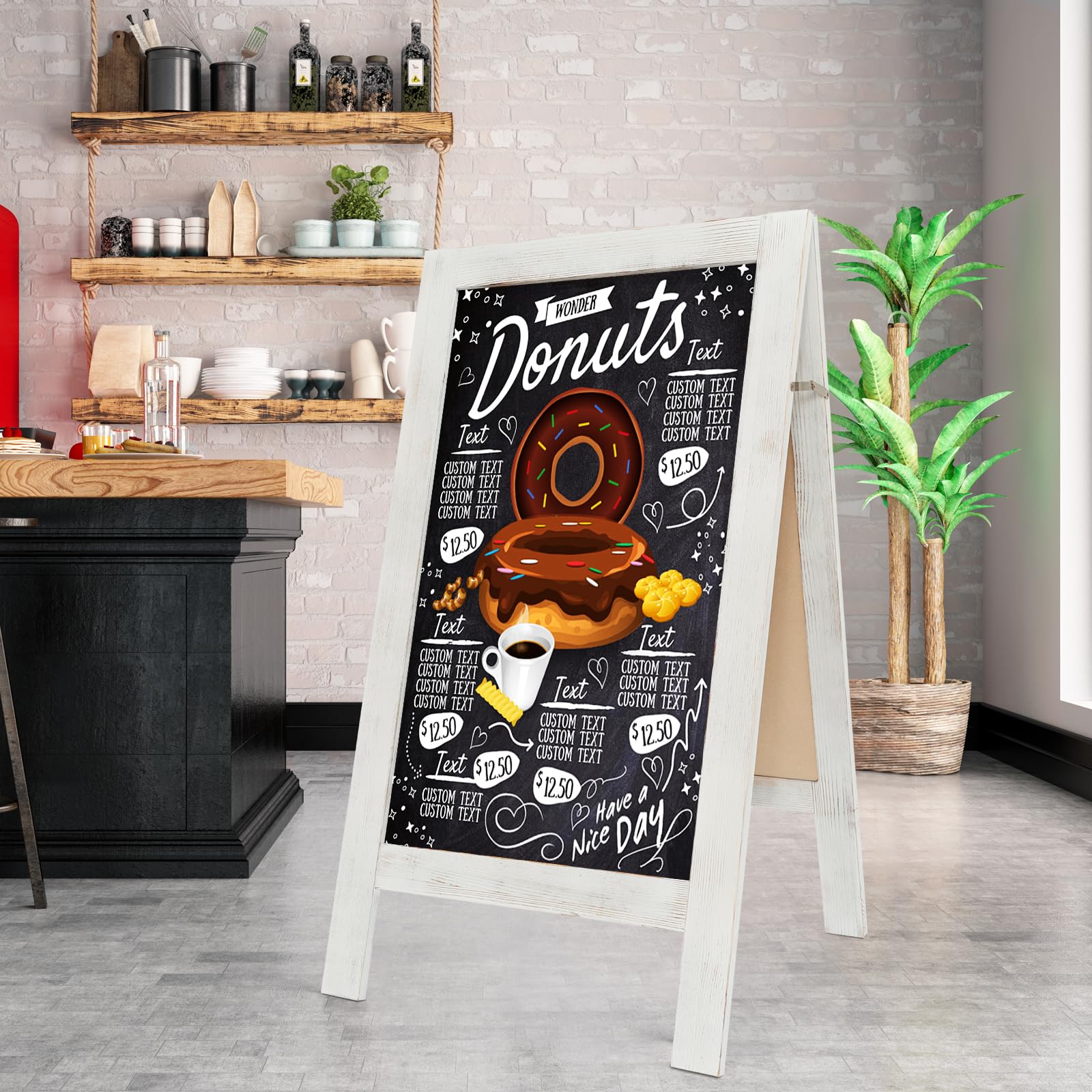 Snapklik.com : Chalkboard, A Frame Chalk Board Sign Board, 40" X 20 ...