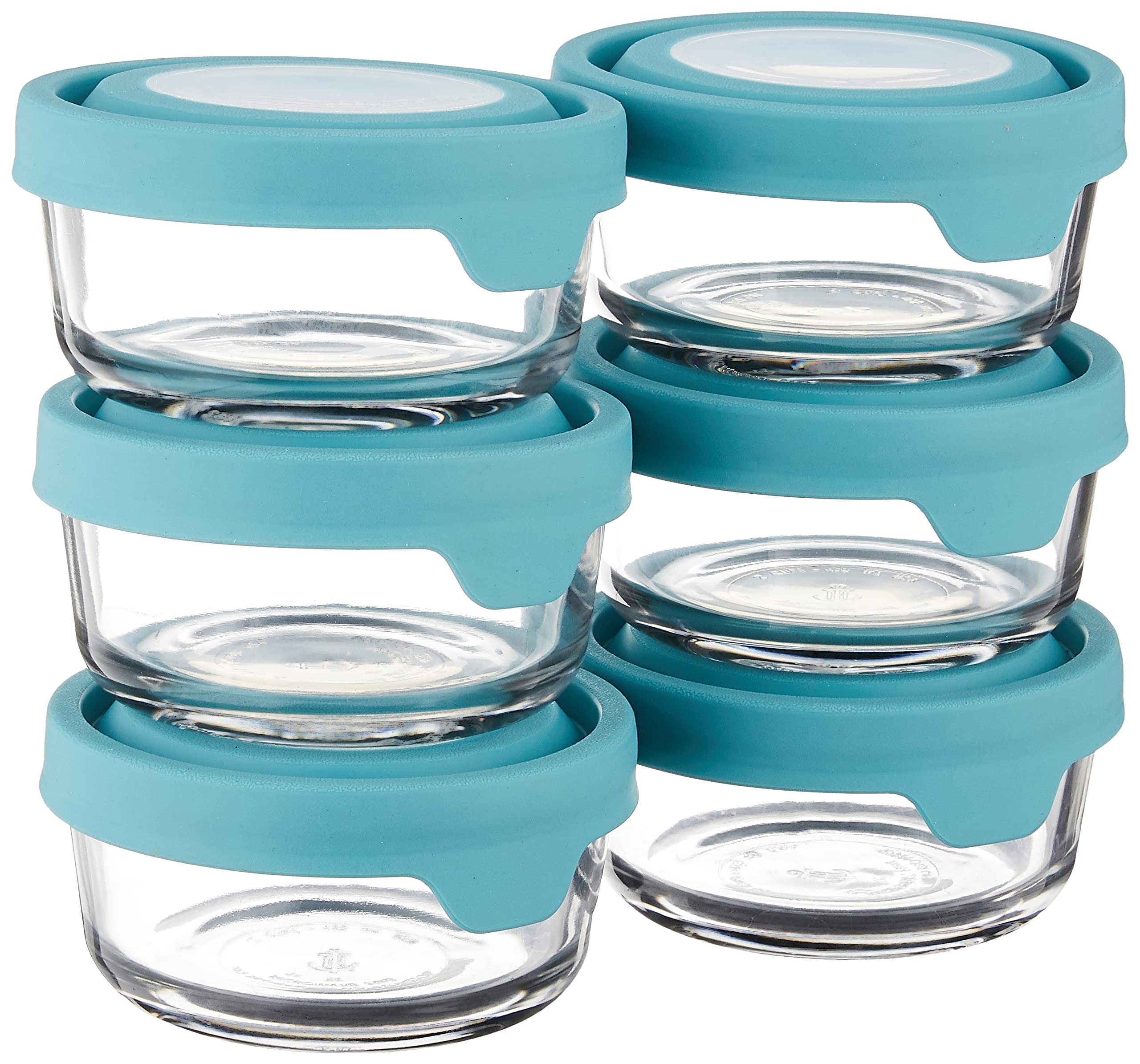 Anchor Hocking 6 x TrueSeal 2 Cup Glass Food Storage Containers with ...