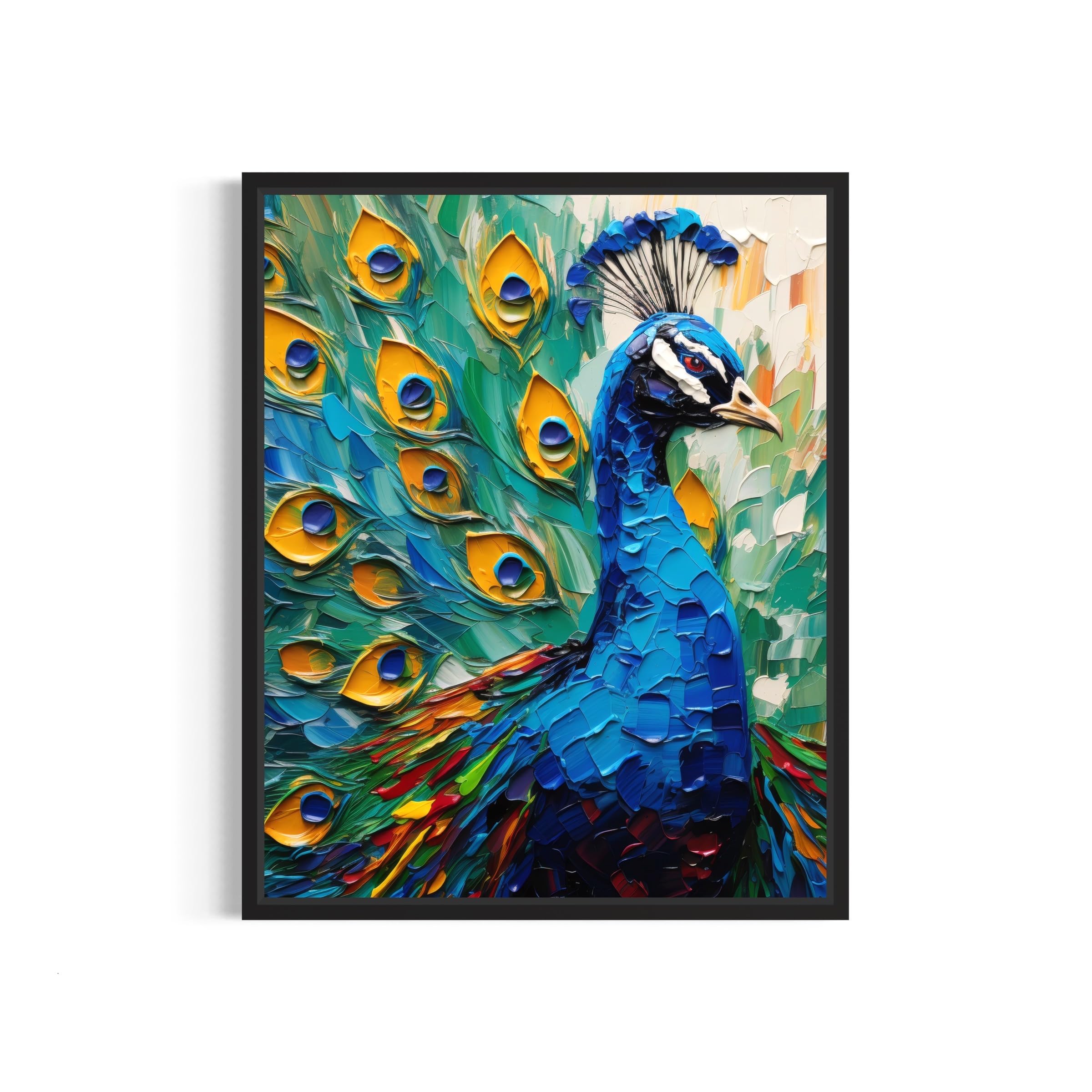 Dibujo Abstracto De Pavo Real