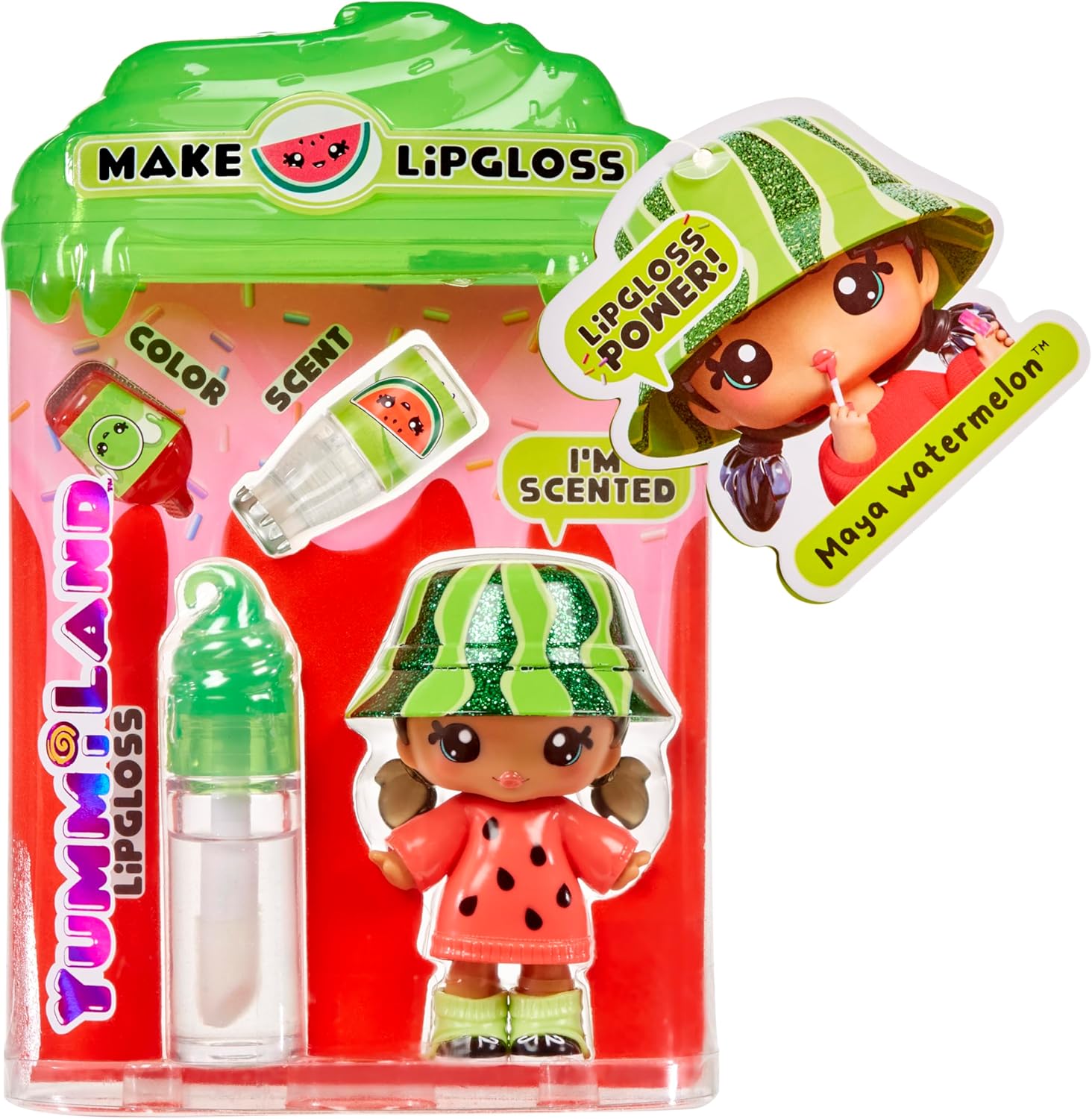 Amazon.com: Yummiland Lipgloss Doll- Maya Watermelon, Ages 4+ : Toys ...