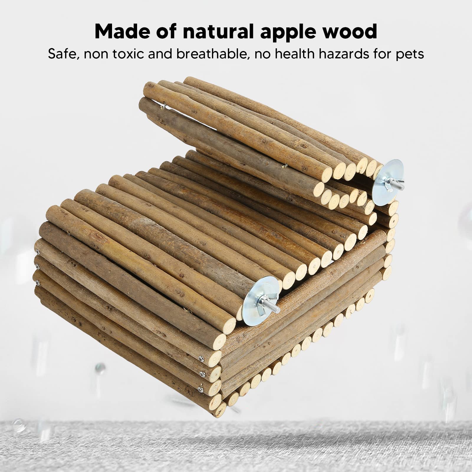 Snapklik.com : Wooden Rabbit House, Hanging Fixed Small Animal Hideout ...