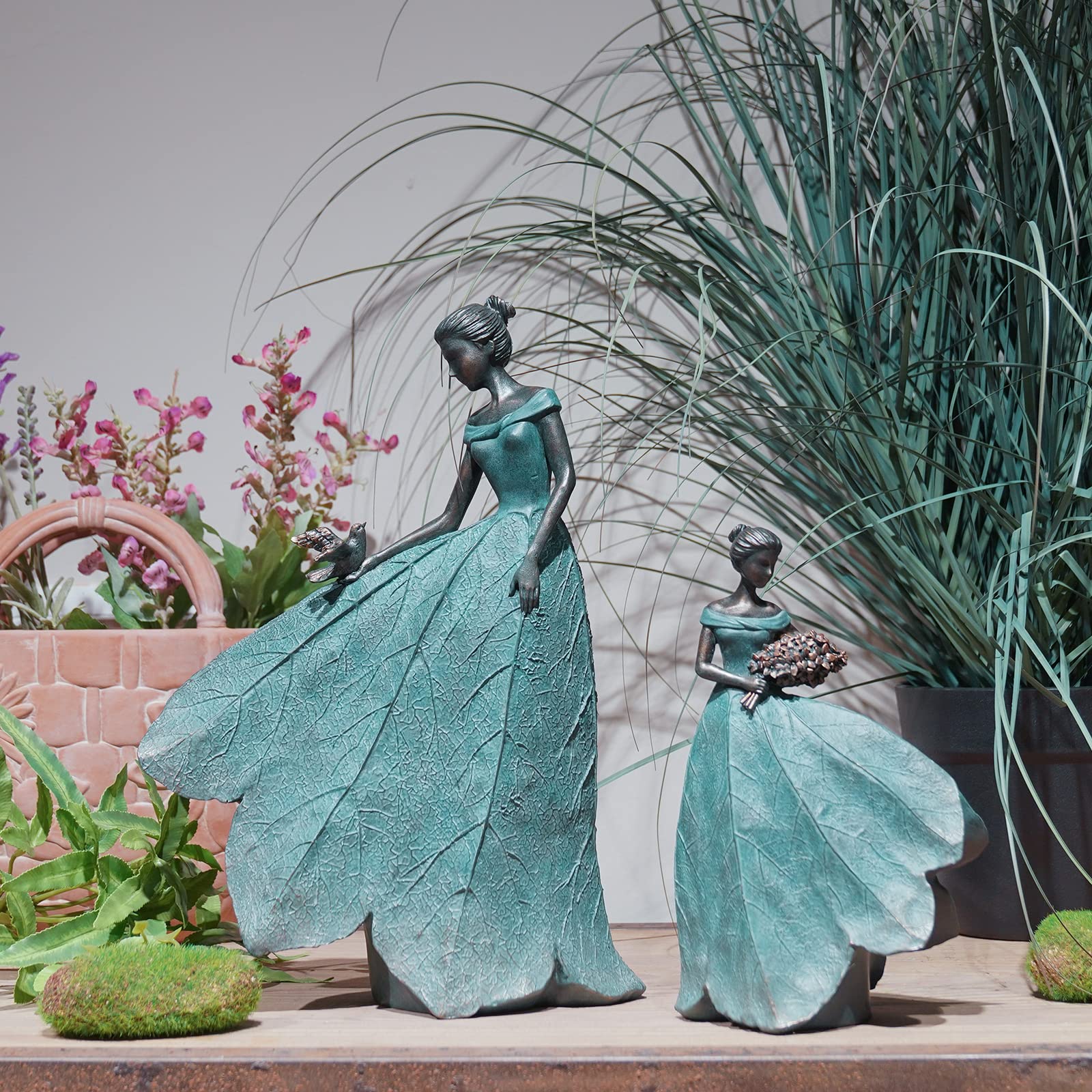 Guichifun Fairy Statue Collection Home Decoration - Leaf Angel Girls ...