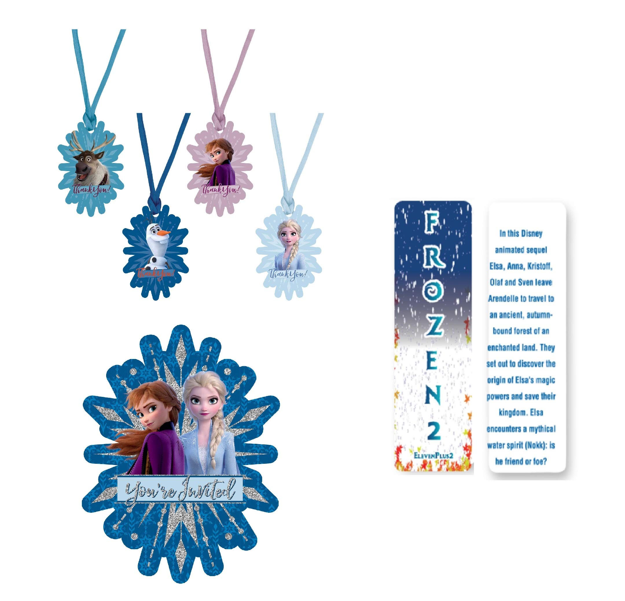 Buy Frozen 2 Party Invitation and Thank You Bundle: 8 Jumbo Deluxe ...