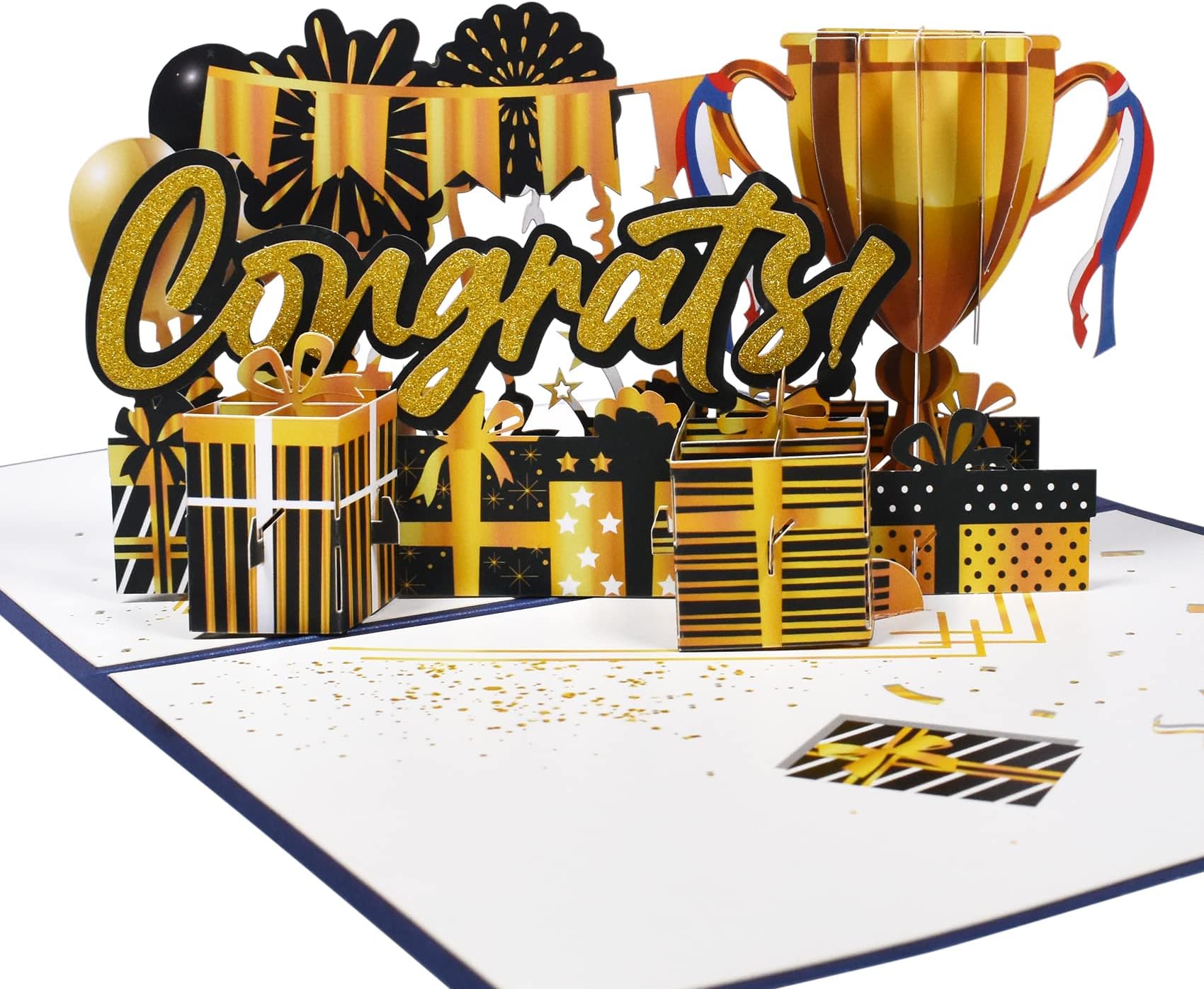 Amazon.com : 3D Graduation Pop-Up Card with Envelope - Congrats Grad ...