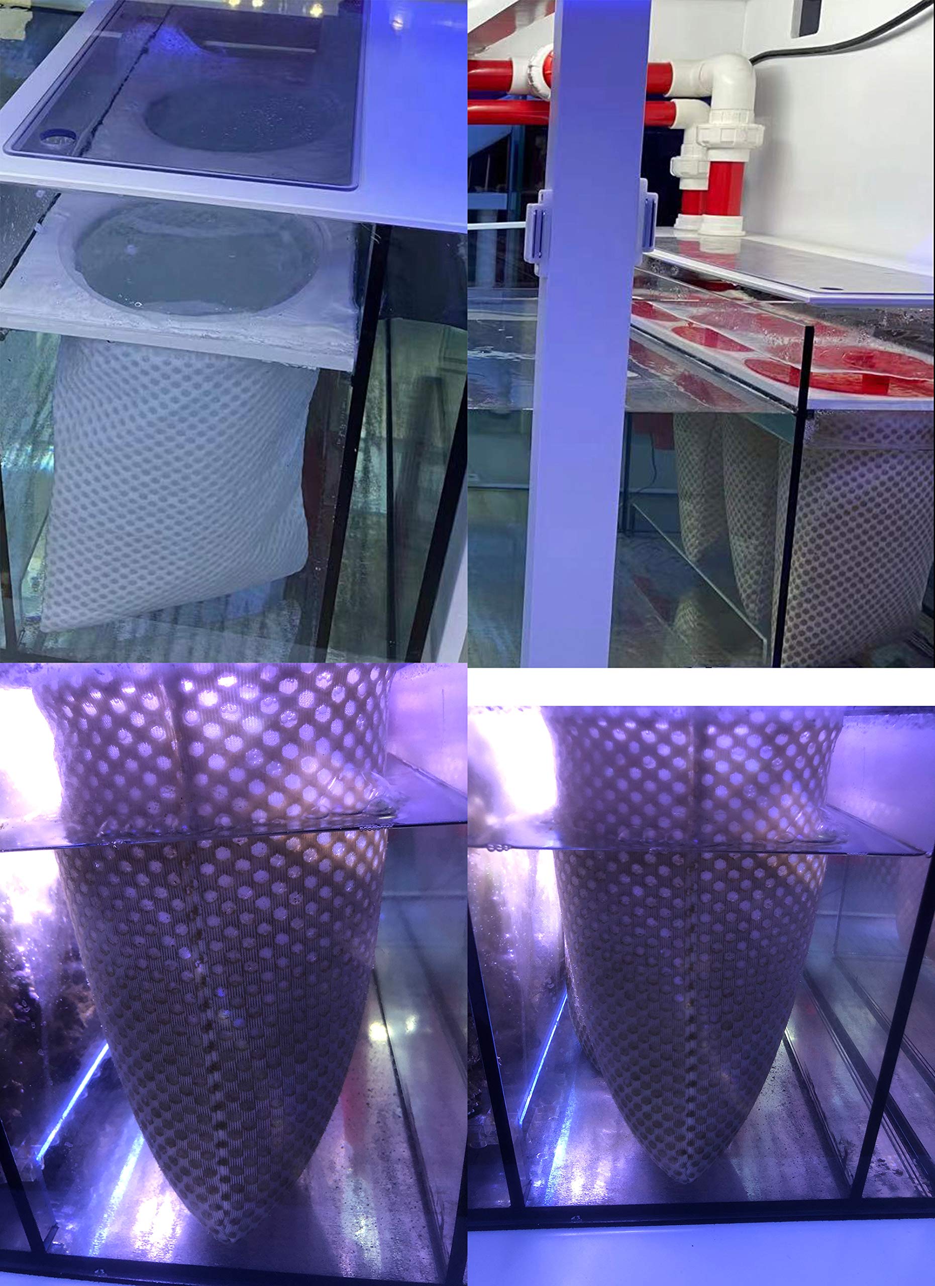 7 inch Honeycomb Filter Socks,7 inch Filter Sock for Saltwater Aquarium ...