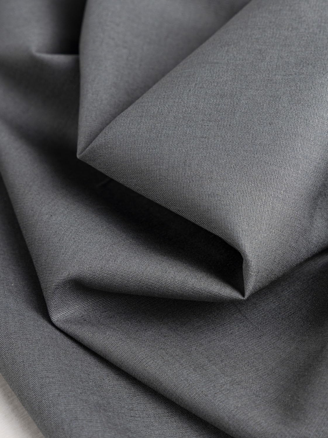 Premium Plain Grey Cotton Fabric – 100% Pure Cotton Material for ...