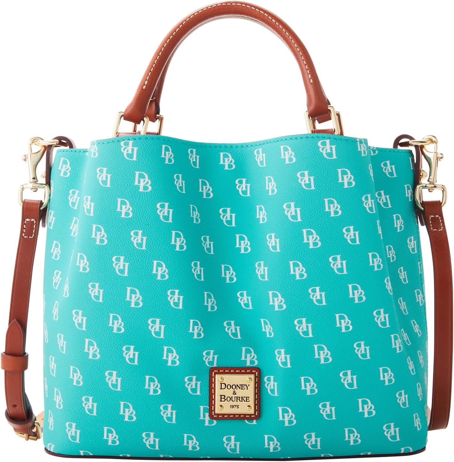 Amazon.com: Dooney & Bourke Handbag, Gretta Small Brenna Satchel - Sea ...