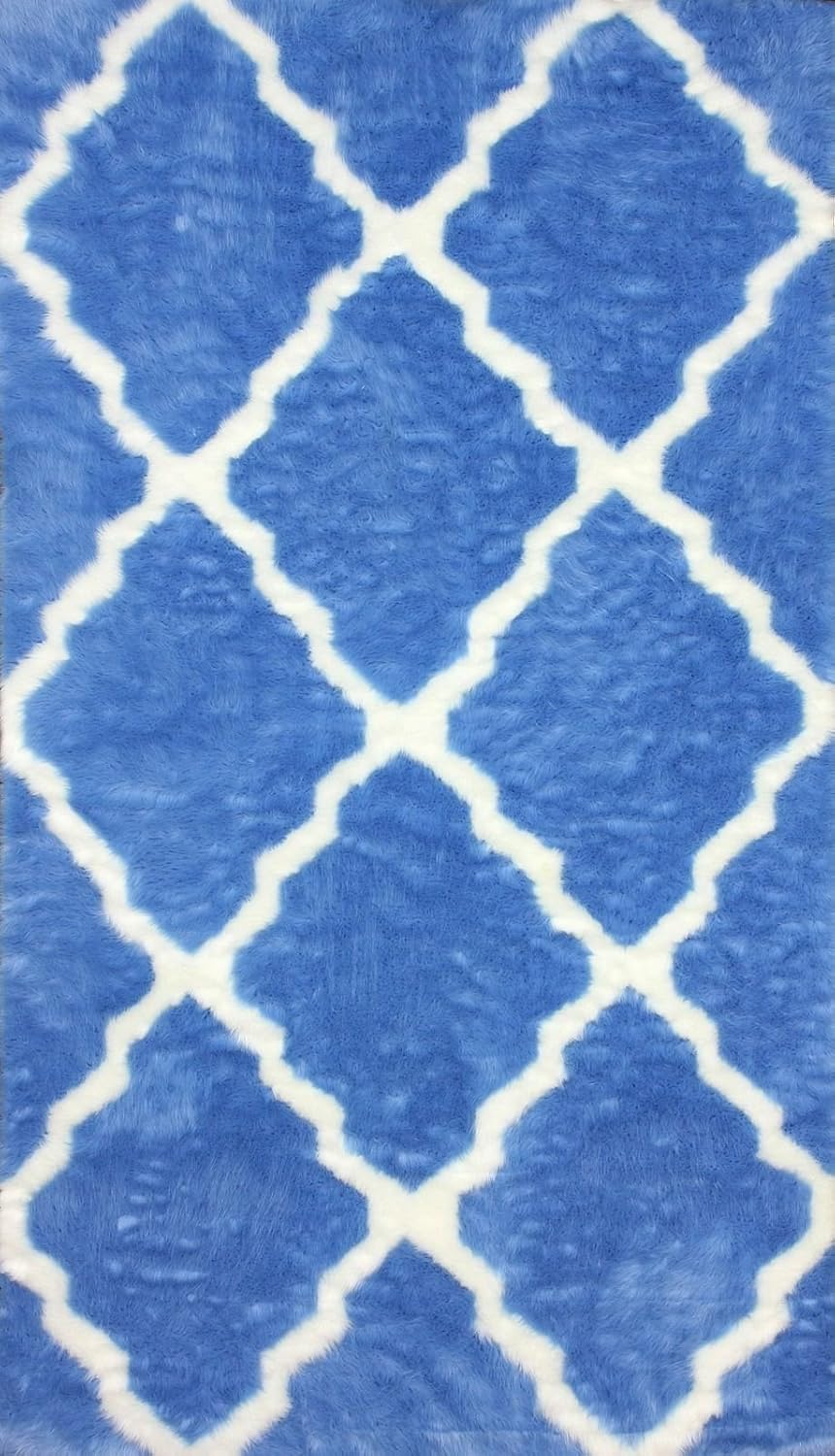 NuLOOM Contemporary Handmade Area Rug 5 Feet By 8 Feet Blue Amazon nuloom-contemporary-handmade-area-rug-5-feet-by-8-feet-blue-amazon