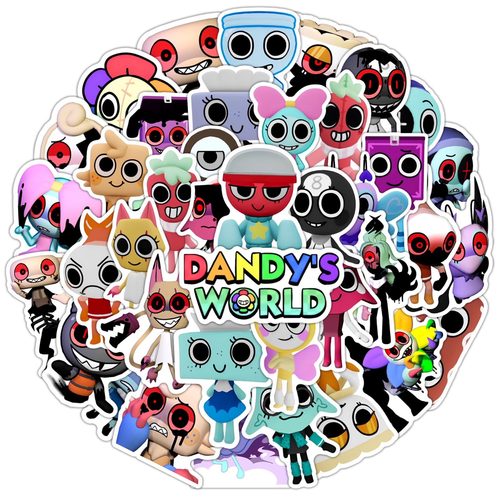Amazon.com: 50 Pcs Dandy's World Stickers, Cute Dandy's Stickers for ...