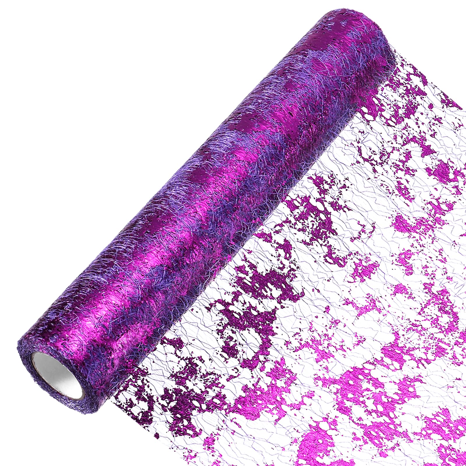 Amazon.com: uxcell Deep Purple Table Runner 11 x 360 Inch, Metallic ...