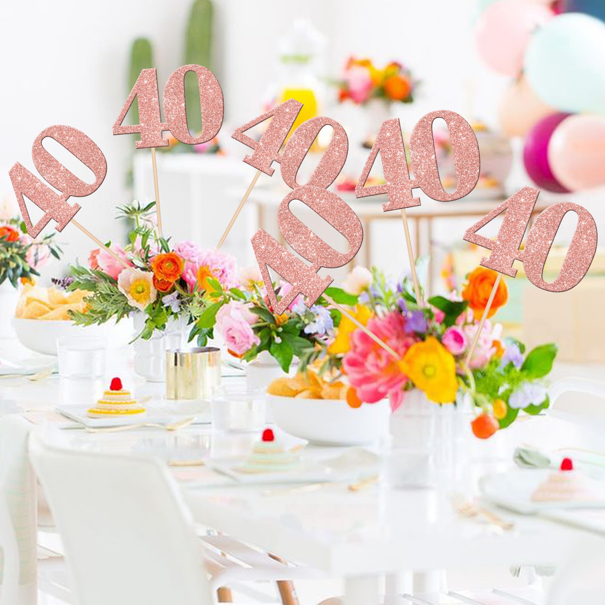 Easy Centerpiece Ideas 40th Birthday 40th Birthday Centerpieces