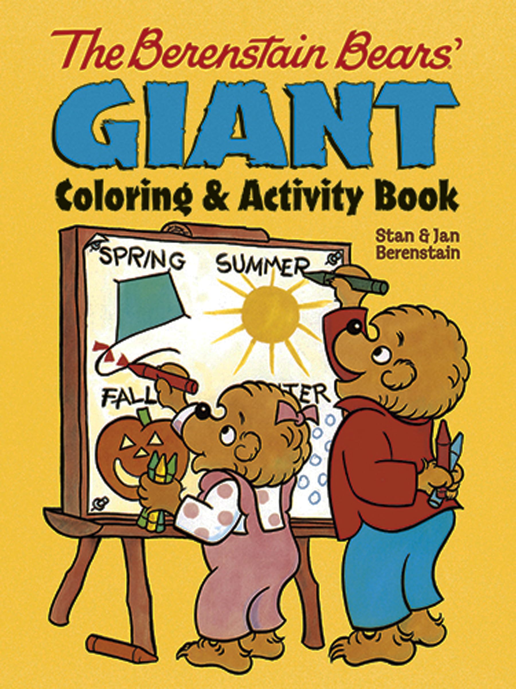 The Berenstain Bears' Giant Coloring and Activity Book (Dover Kids ...