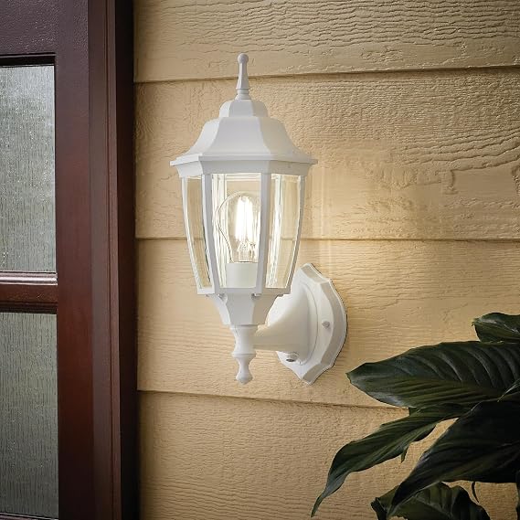 MULANDI Photocell-Controlled Outdoor Wall Light – Die-Cast Aluminum ...