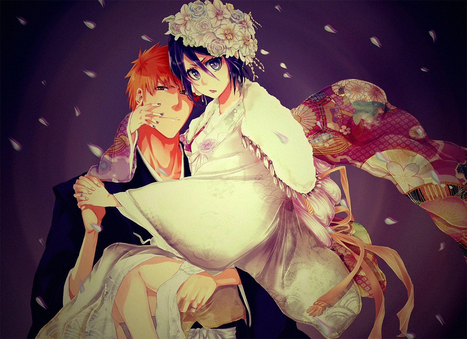 Bleach Rukia And Ichigo Hug