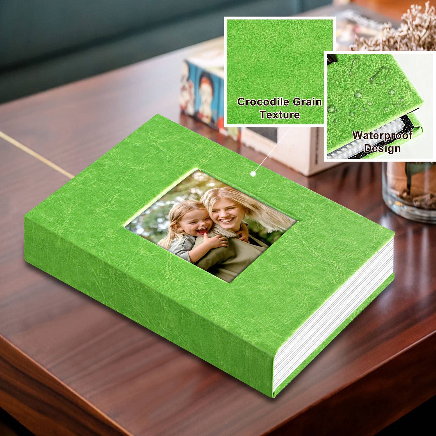 Snapklik.com : Photo Album 4x6 50 Pockets 2 Packs, Small Mini Capacity ...