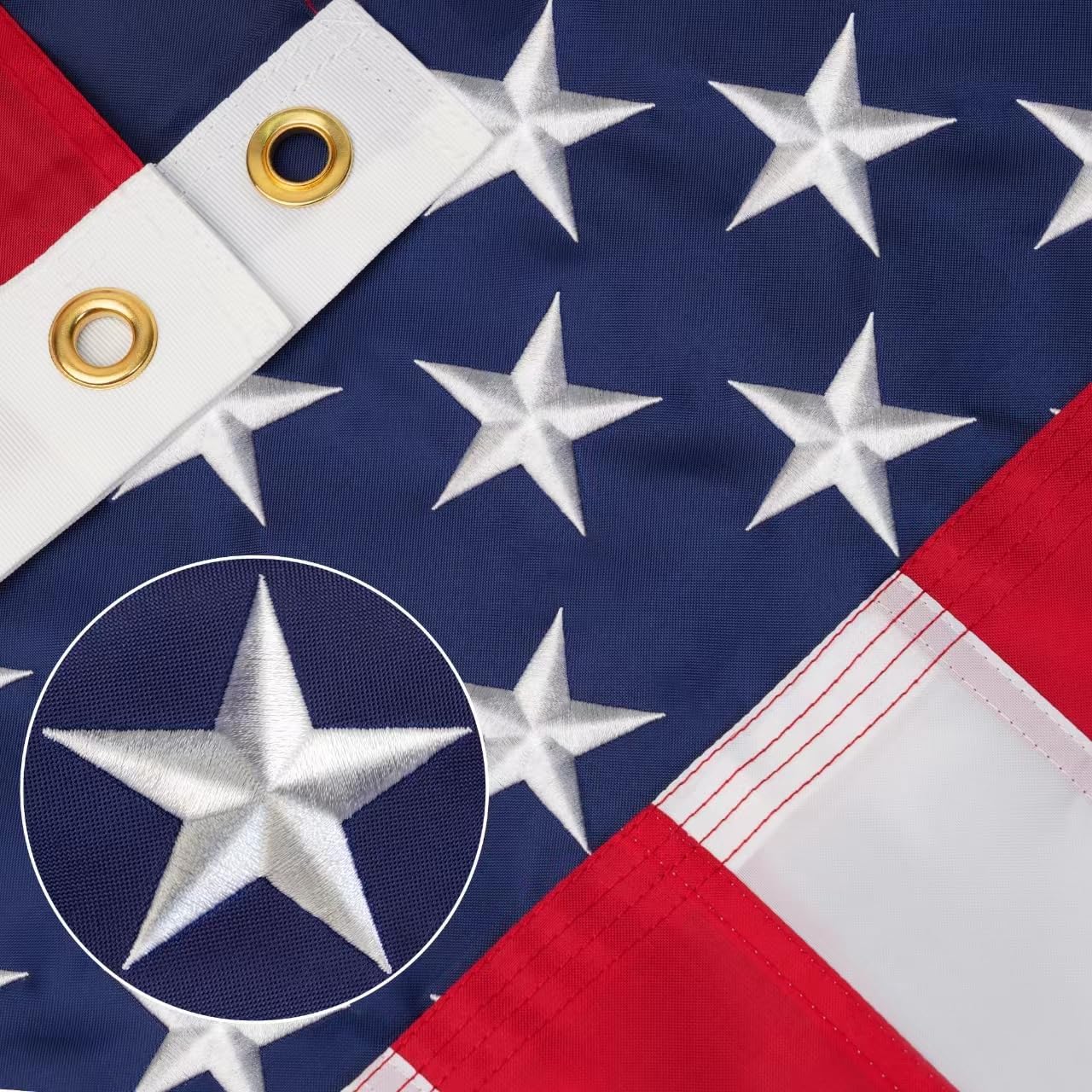 Amazon.com : 250D American Flags for Outside 3x5 Ft, American Flag 3x5 ...