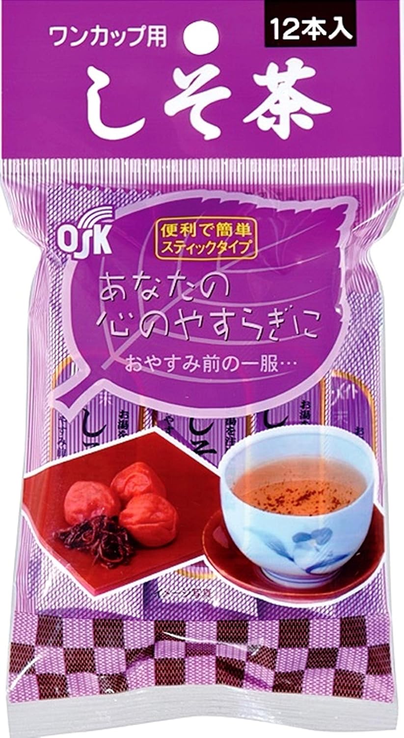 Amazon | OSKスティックしそ茶24g（2g×12本）×5個 | OSK(オーエスケー) | ハーブティー 通販